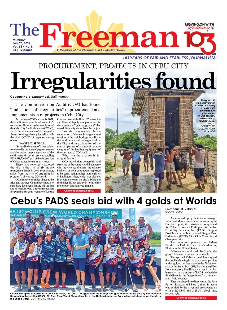 The Freeman-July 25, 2022 Newspaper - Get your Digital Subscription