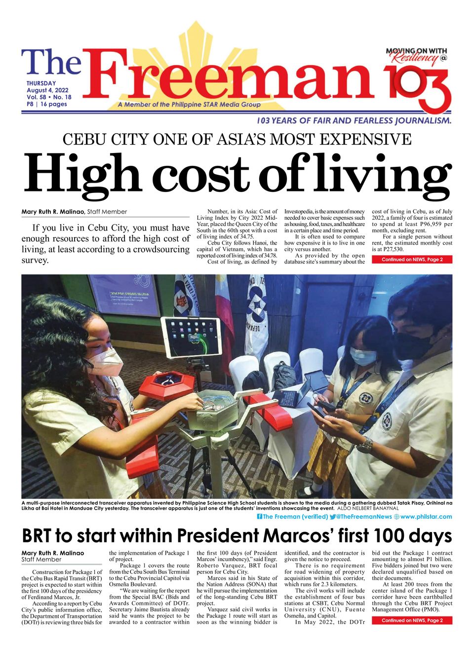 The Freeman-August 04, 2022 Newspaper - Get your Digital Subscription