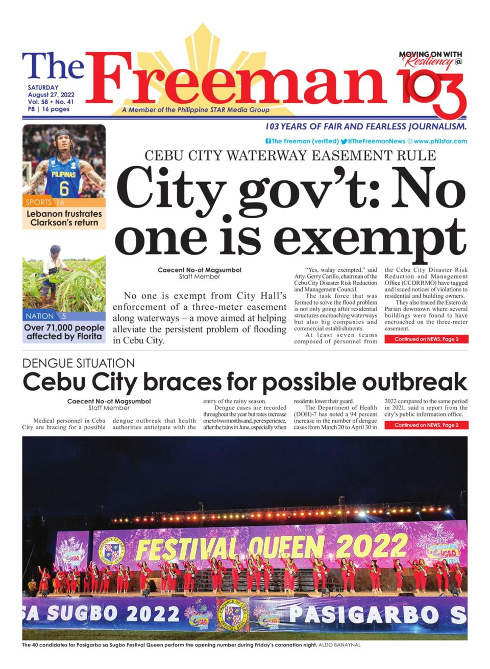 The Freeman-August 27, 2022 Newspaper - Get your Digital Subscription