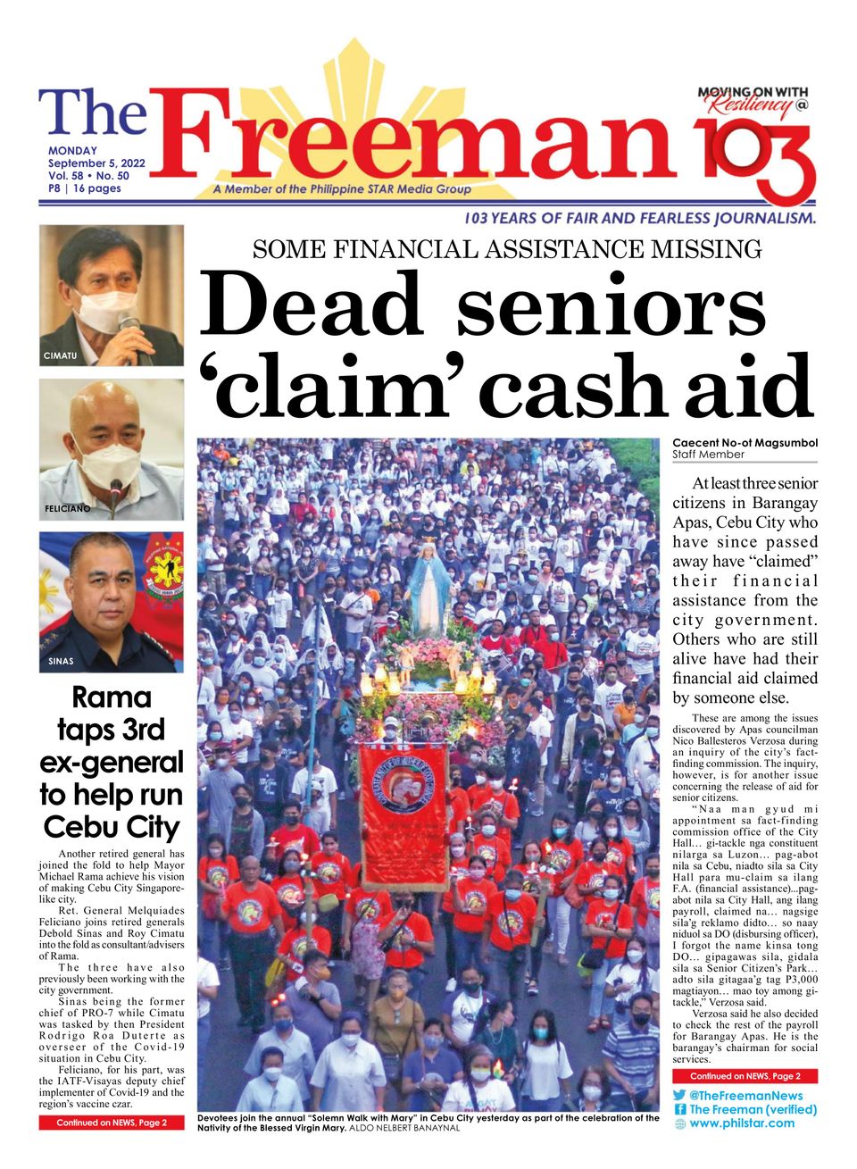 The Freeman-September 05, 2022 Newspaper - Get your Digital Subscription