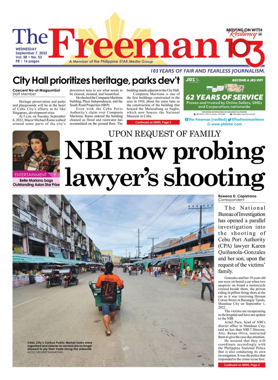 The Freeman-September 07, 2022 Newspaper - Get your Digital Subscription