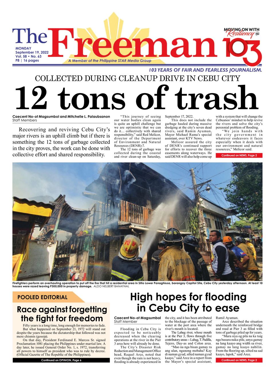 The Freeman-September 19, 2022 Newspaper - Get your Digital Subscription