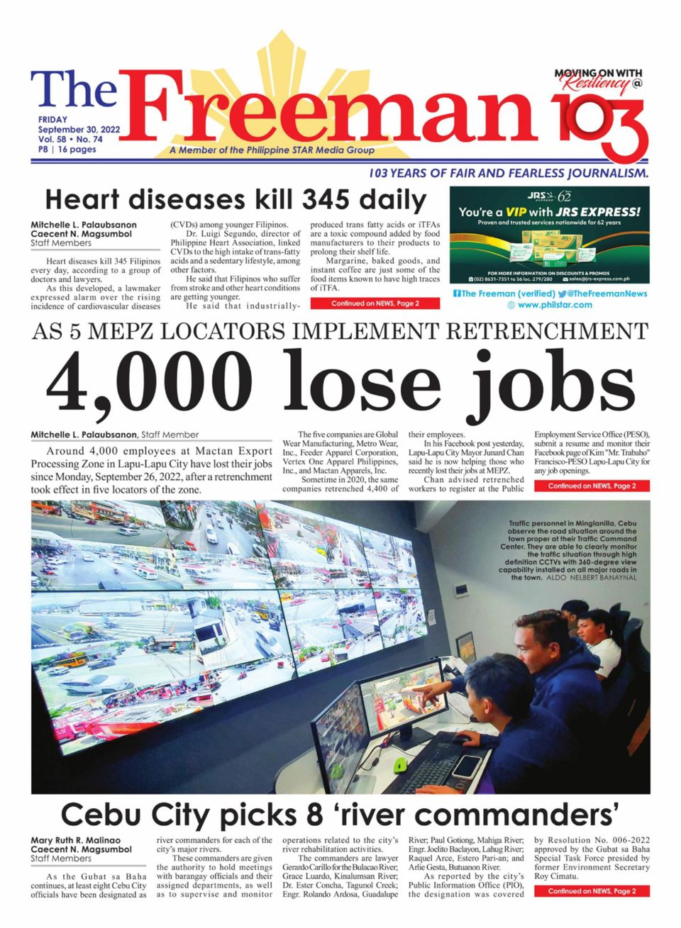 The Freeman-September 30, 2022 Newspaper - Get your Digital Subscription