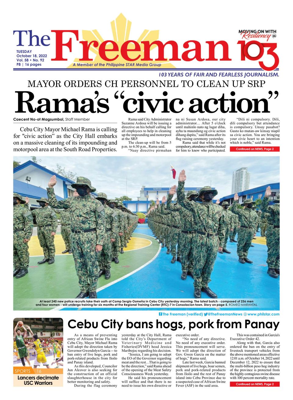 The Freeman-October 18, 2022 Newspaper - Get your Digital Subscription