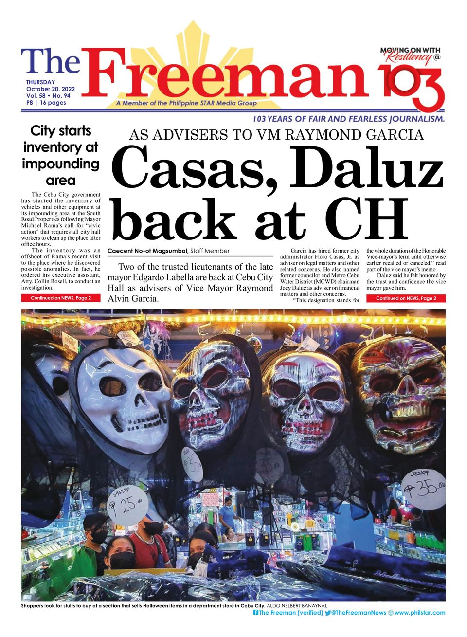 The Freeman-October 20, 2022 Newspaper - Get your Digital Subscription