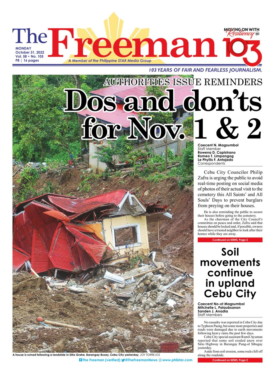 The Freeman-October 31, 2022 Newspaper - Get your Digital Subscription