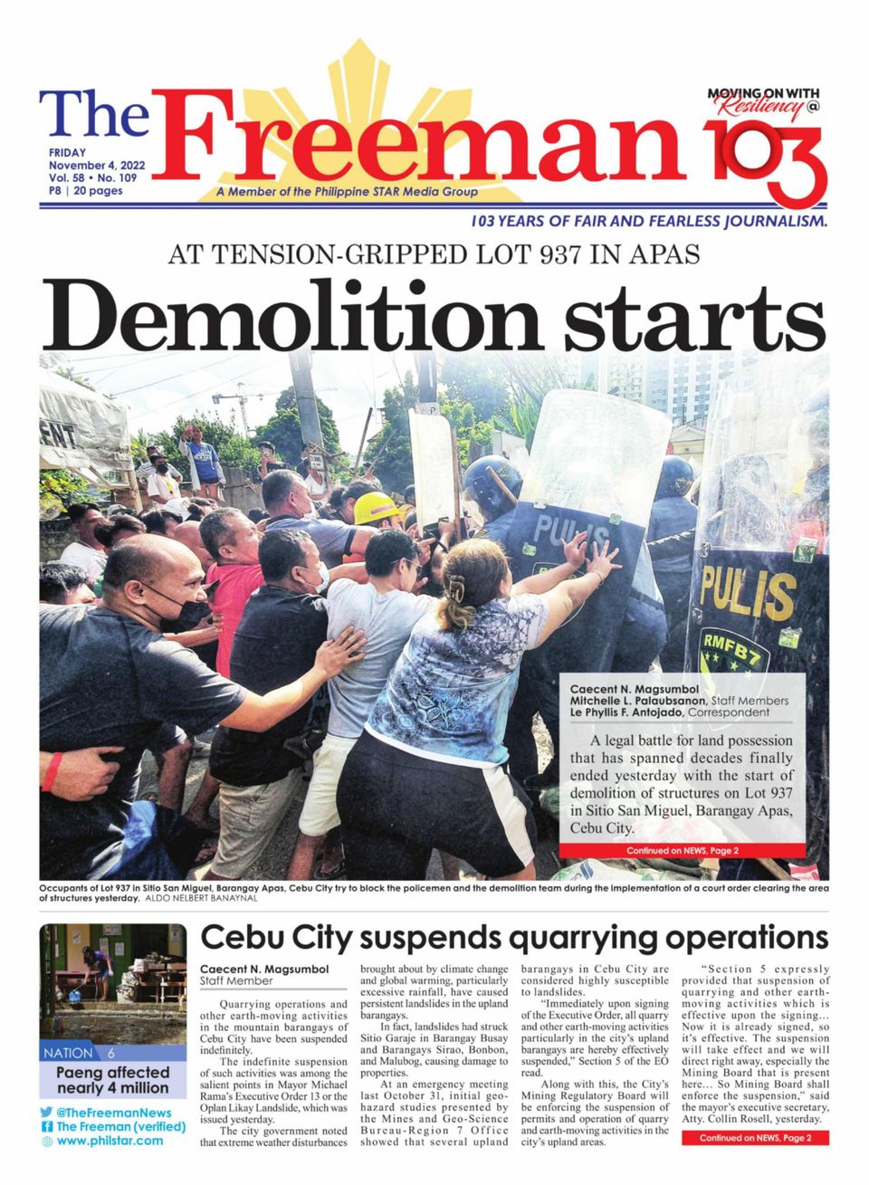 The Freeman-November 04, 2022 Newspaper - Get your Digital Subscription