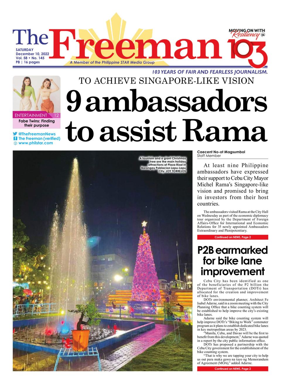 The Freeman-December 10, 2022 Newspaper - Get your Digital Subscription