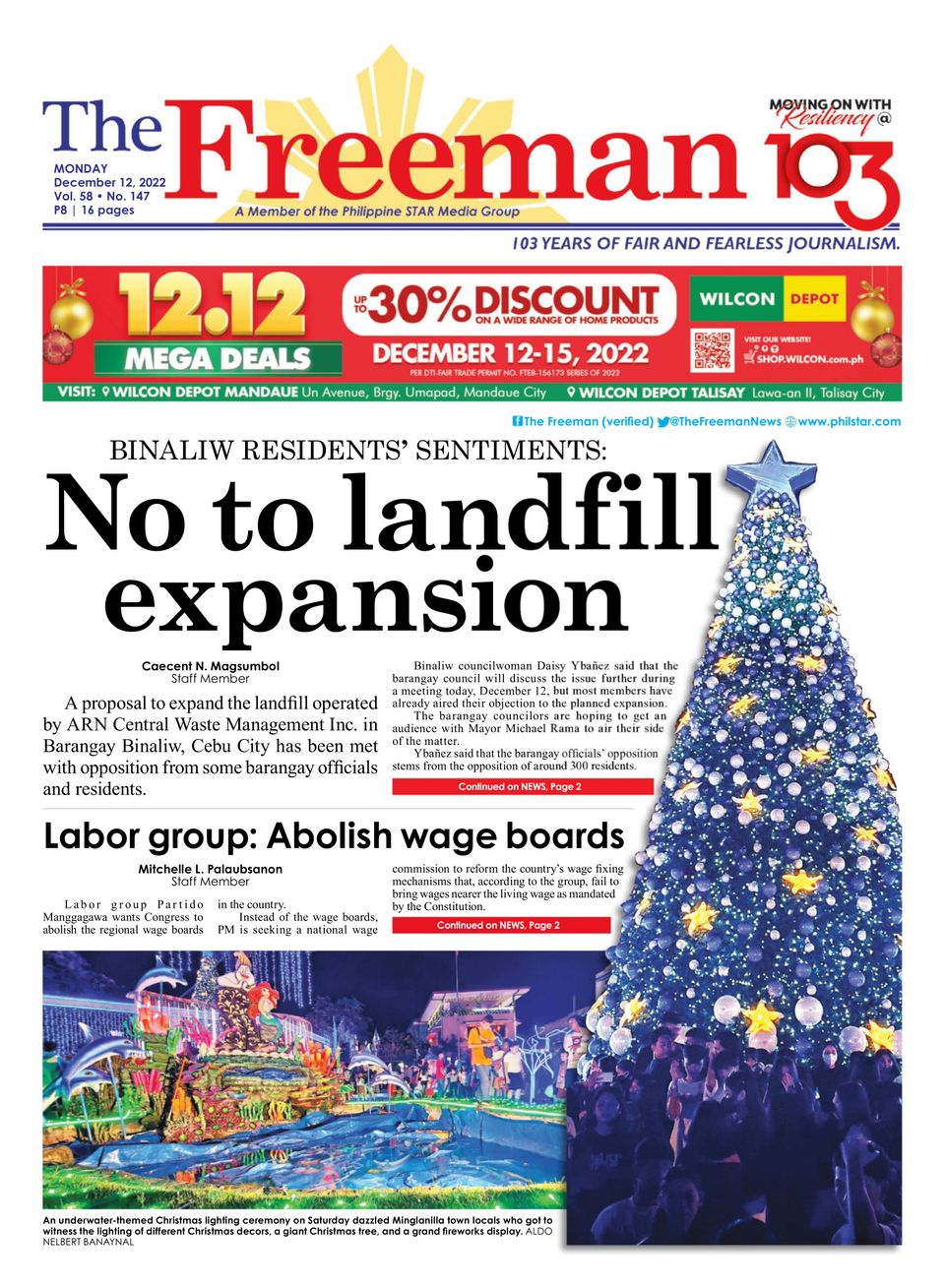 The Freeman-December 12, 2022 Newspaper - Get your Digital Subscription
