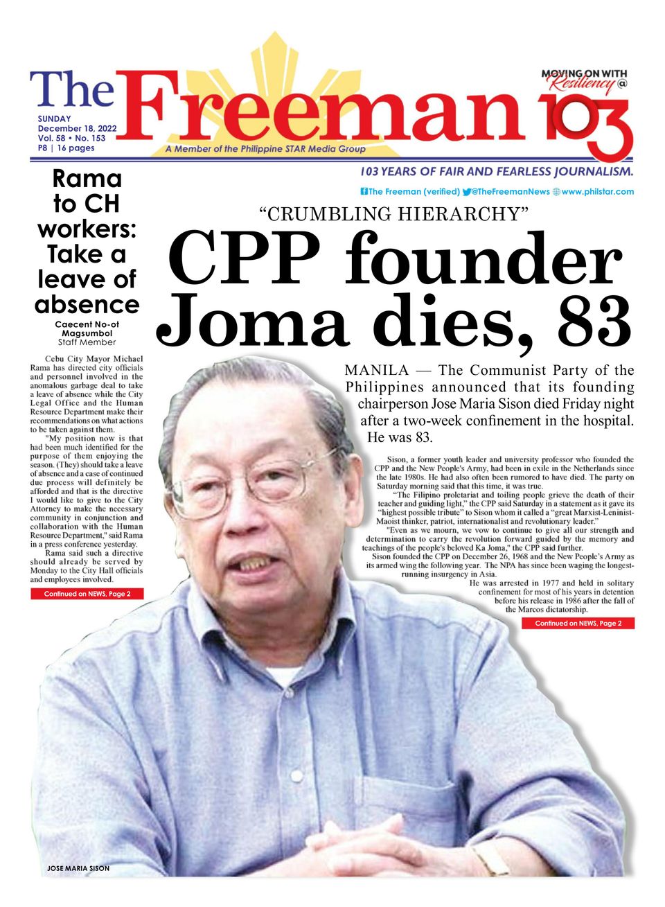 Get digital access to The Freeman - December 18, 2022 issue | Magzter.com