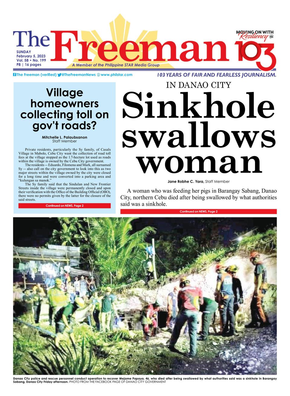 The Freeman-February 05, 2023 Newspaper - Get your Digital Subscription