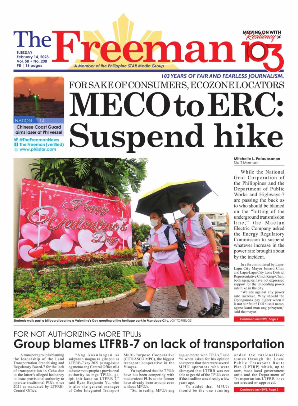 The Freeman-February 14, 2023 Newspaper - Get your Digital Subscription