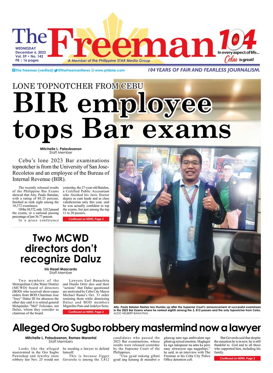 The Freeman-December 06, 2023 Newspaper - Get your Digital Subscription