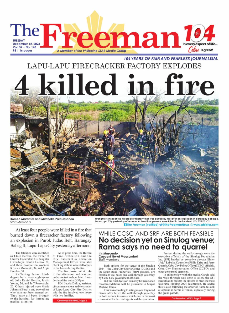 Get digital access to The Freeman - December 12, 2023 issue | Magzter.com