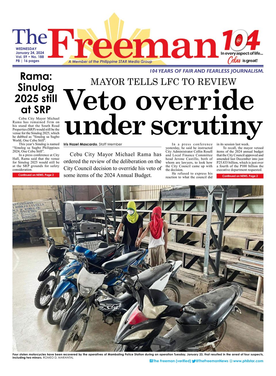 Get digital access to The Freeman - January 24, 2024 issue | Magzter.com