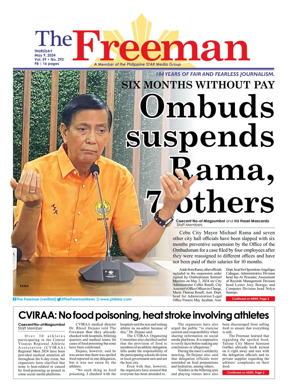 The Freeman-May 09, 2024 Newspaper - Get your Digital Subscription