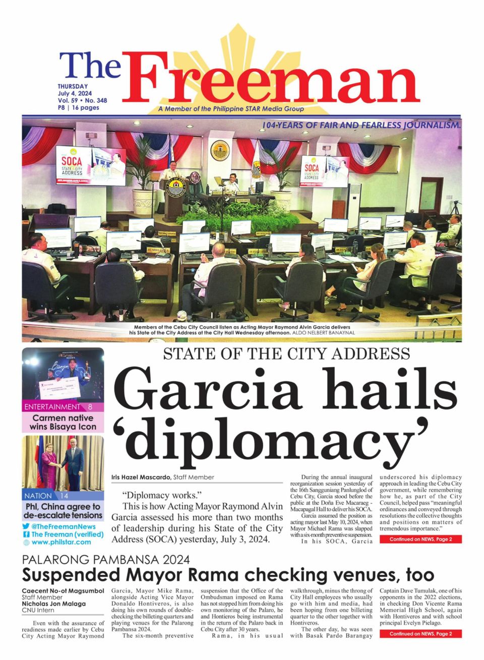 The Freeman-July 04, 2024 Newspaper - Get your Digital Subscription