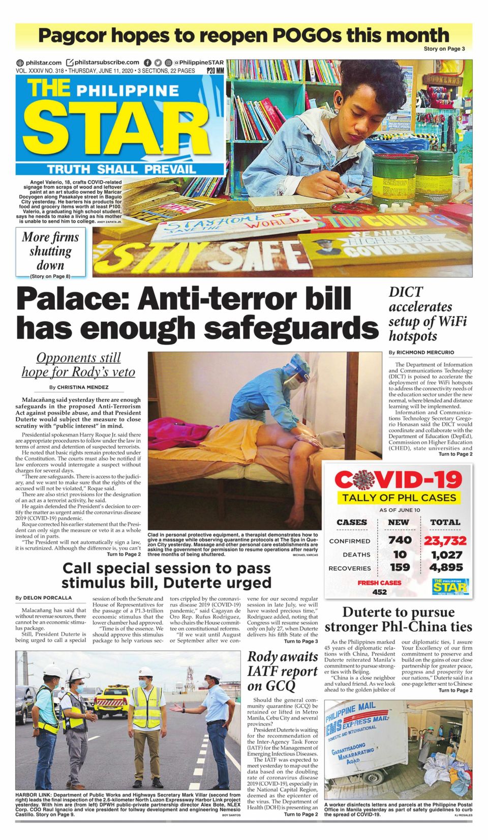 The Philippine Star-June 11, 2020 Newspaper - Get your Digital Subscription