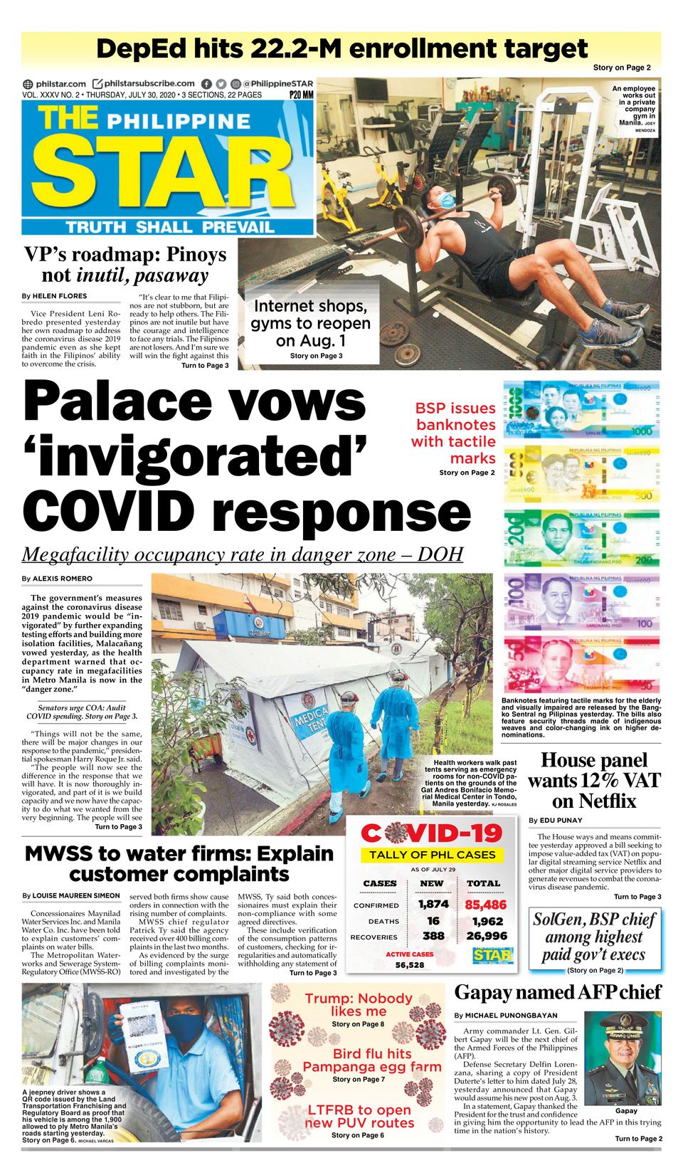 The Philippine Star-July 30, 2020 Newspaper - Get your Digital Subscription