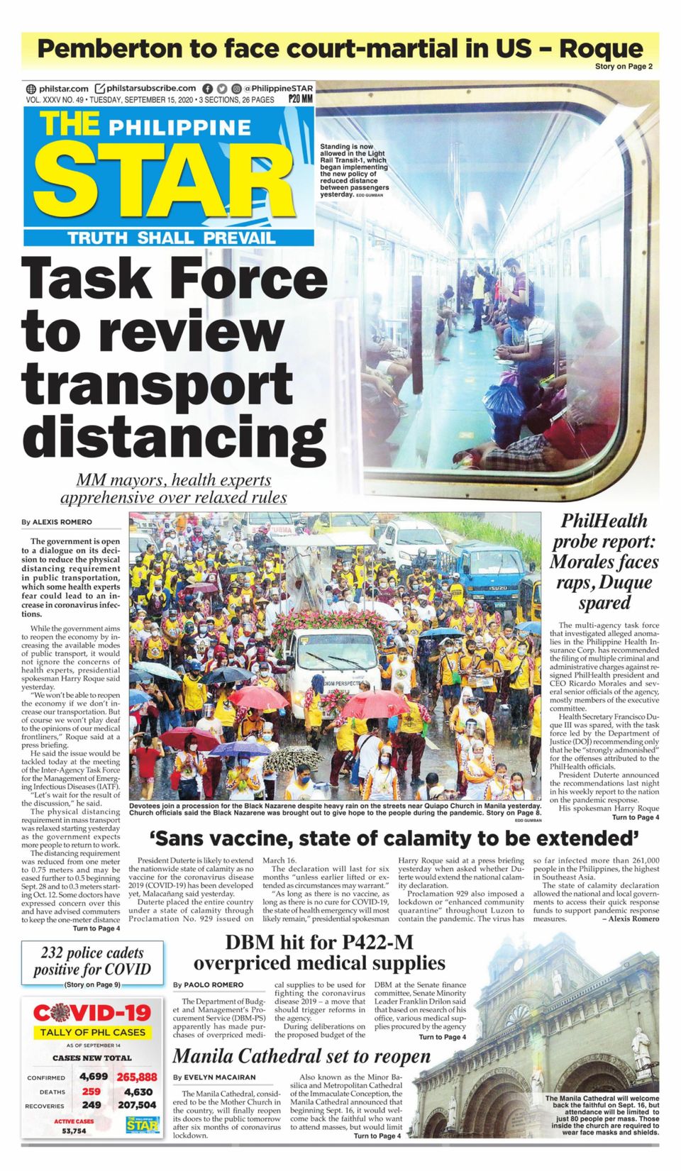 The Philippine Star-September 15, 2020 Newspaper