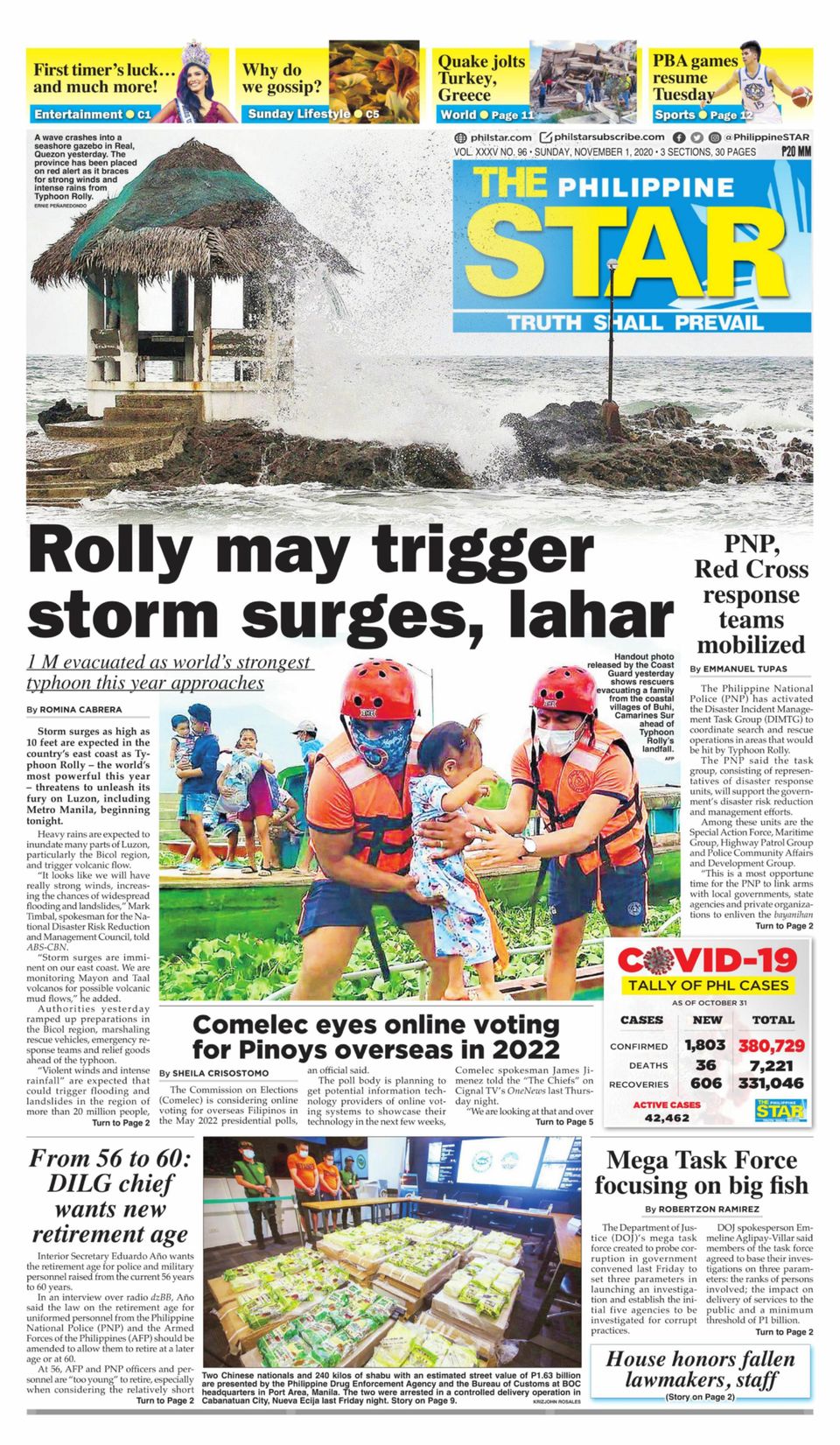 Get digital access to The Philippine Star - November 01, 2020 issue ...
