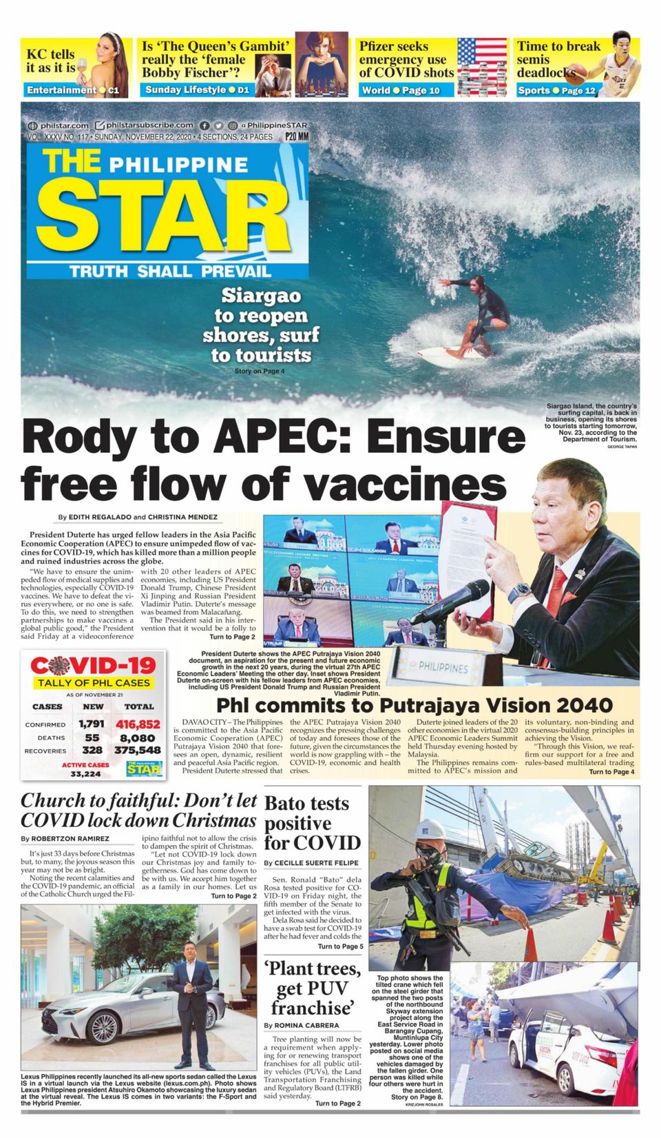 Get digital access to The Philippine Star - November 22, 2020 issue ...