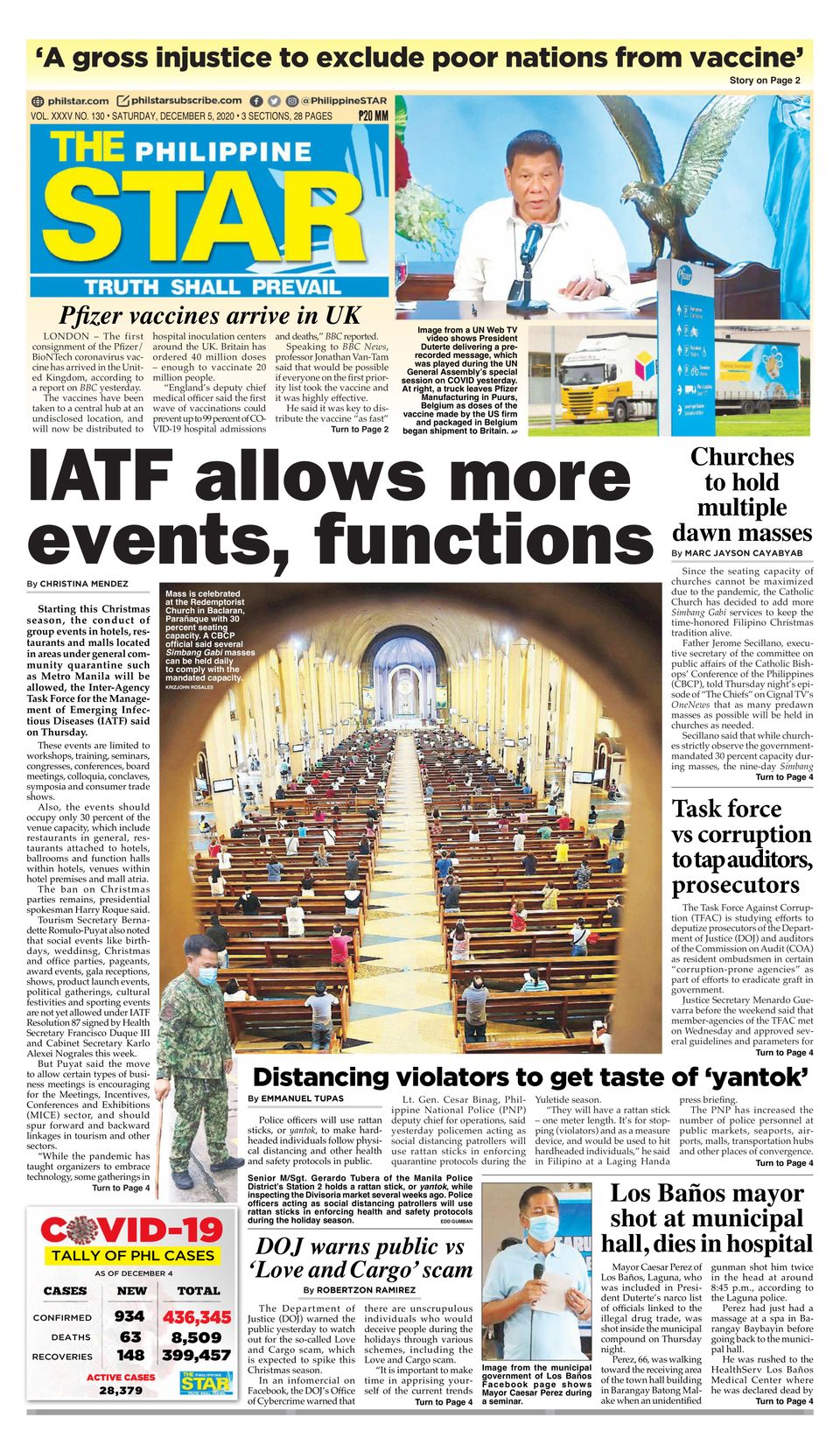 Get digital access to The Philippine Star - December 05, 2020 issue ...