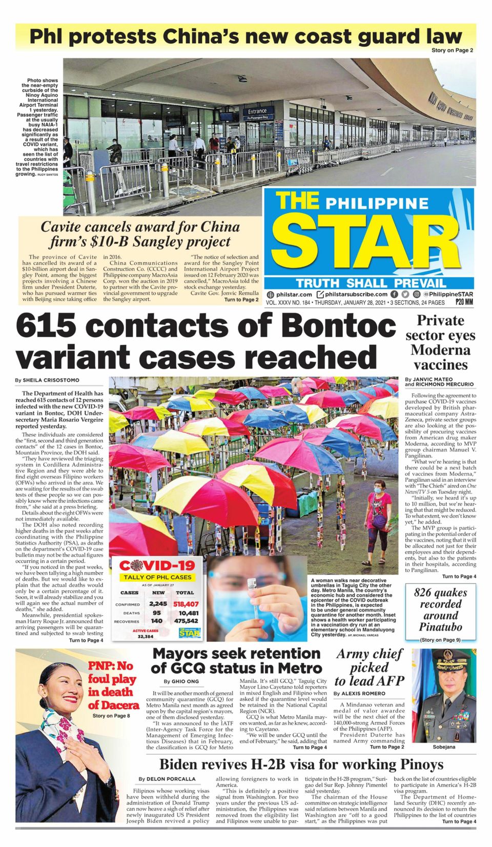 Get digital access to The Philippine Star - January 28, 2021 issue ...