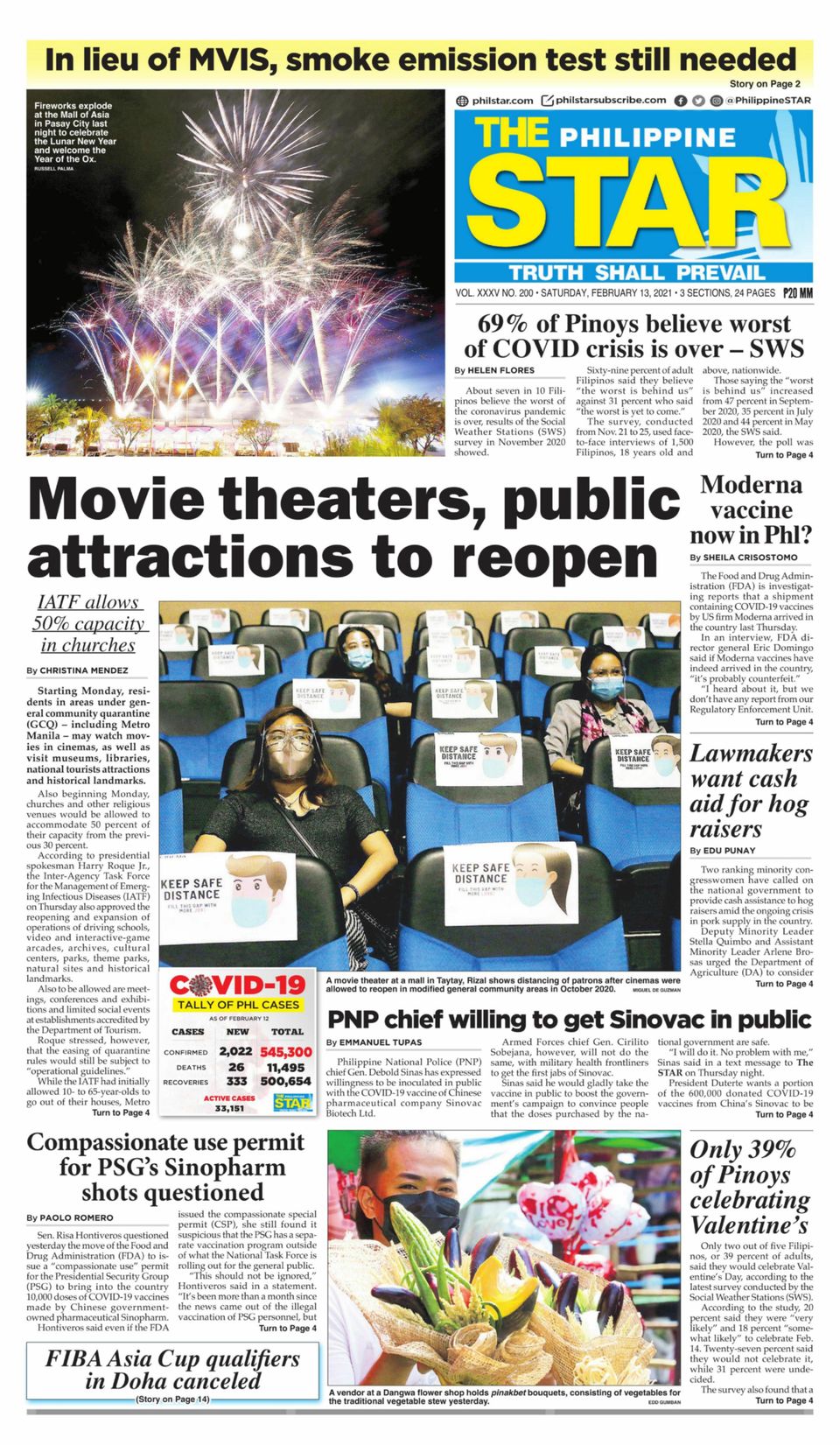 Get digital access to The Philippine Star - February 13, 2021 issue ...
