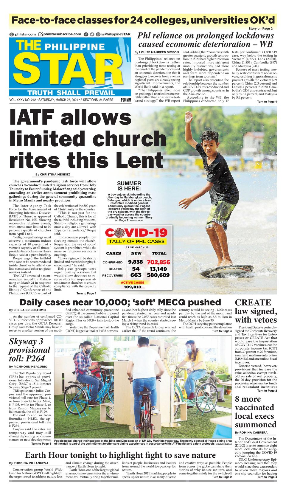 Get digital access to The Philippine Star - March 27, 2021 issue ...