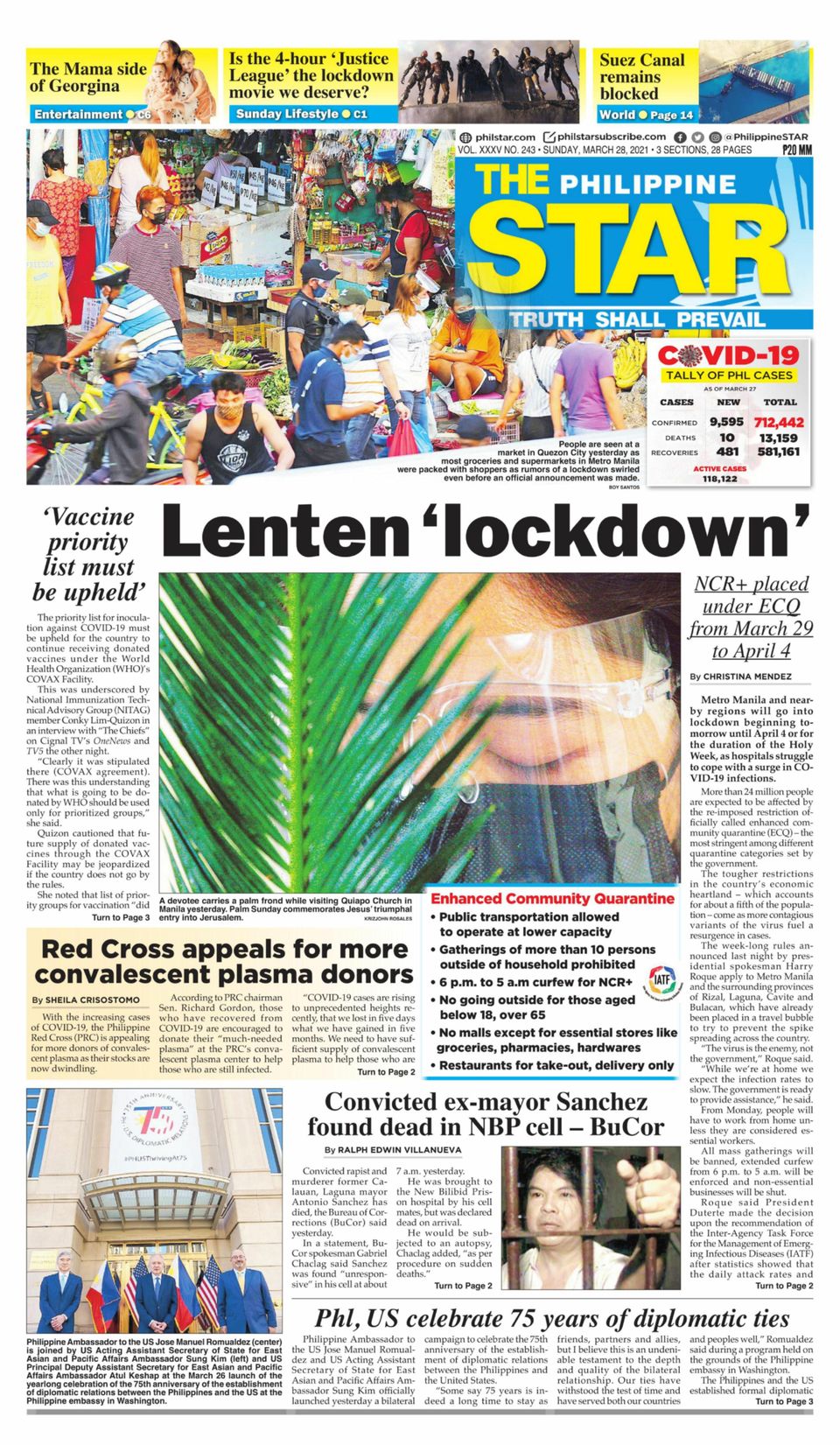 Get digital access to The Philippine Star - March 28, 2021 issue ...