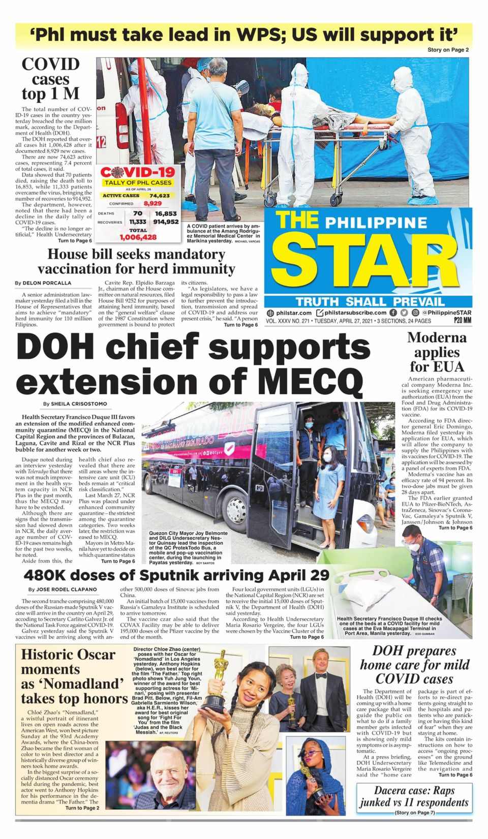 Get digital access to The Philippine Star - April 27, 2021 issue ...