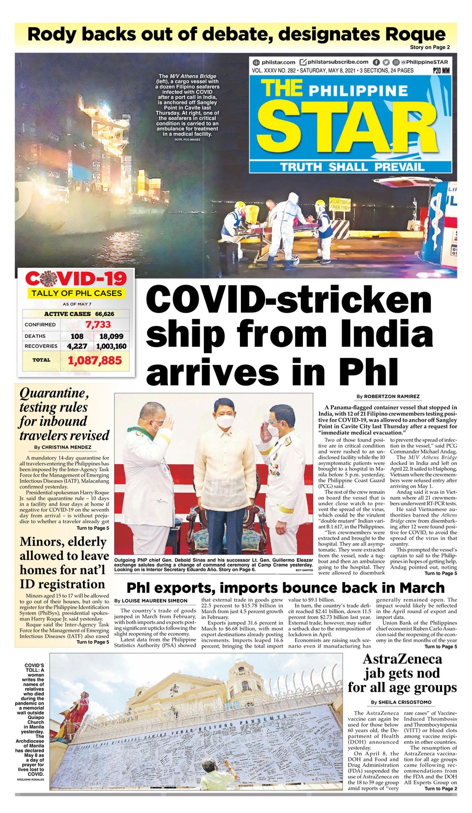 The Philippine Star-May 08, 2021 Newspaper - Get your Digital Subscription