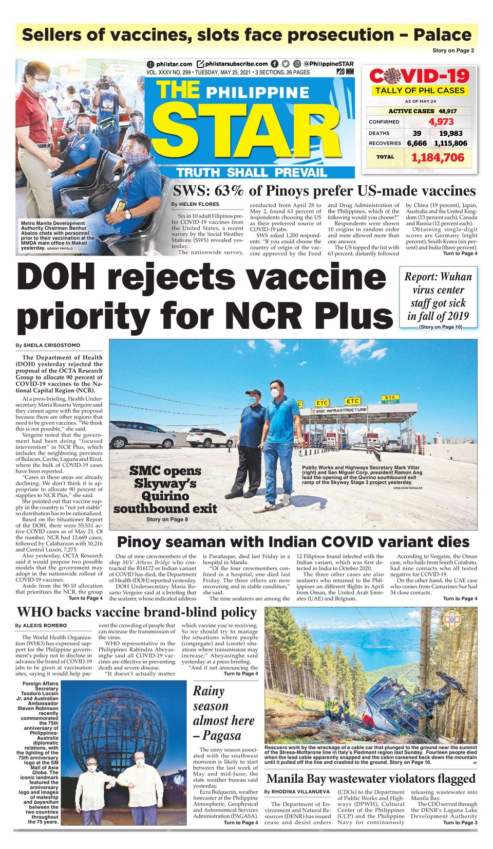 The Philippine Star-May 25, 2021 Newspaper - Get your Digital Subscription