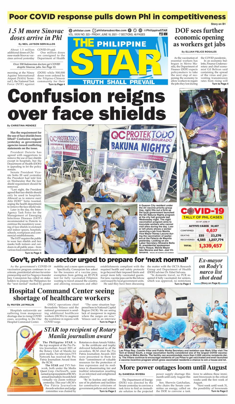 The Philippine Star-June 18, 2021 Newspaper - Get your Digital Subscription