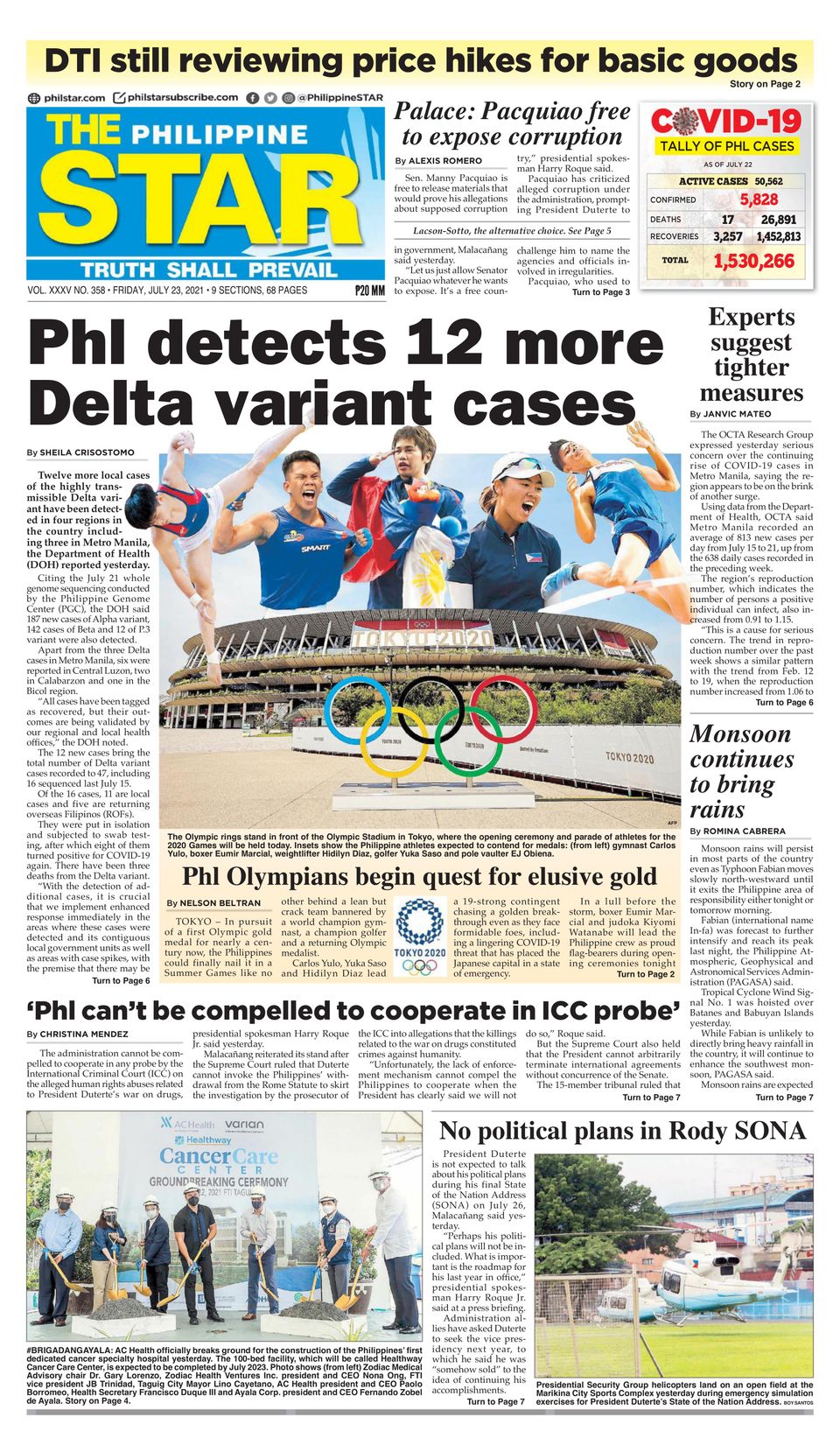 Get digital access to The Philippine Star - July 23, 2021 issue ...