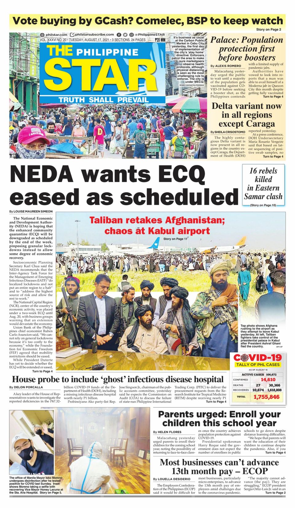 Get digital access to The Philippine Star - August 17, 2021 issue ...