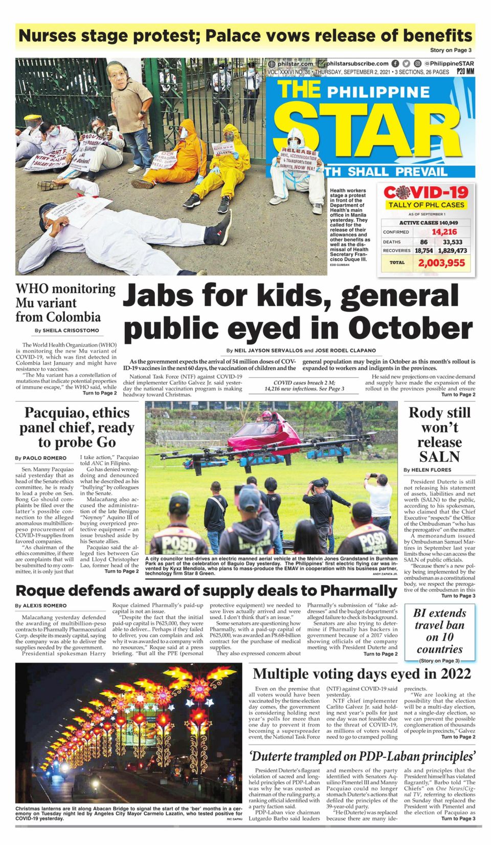 The Philippine Star-September 02, 2021 Newspaper