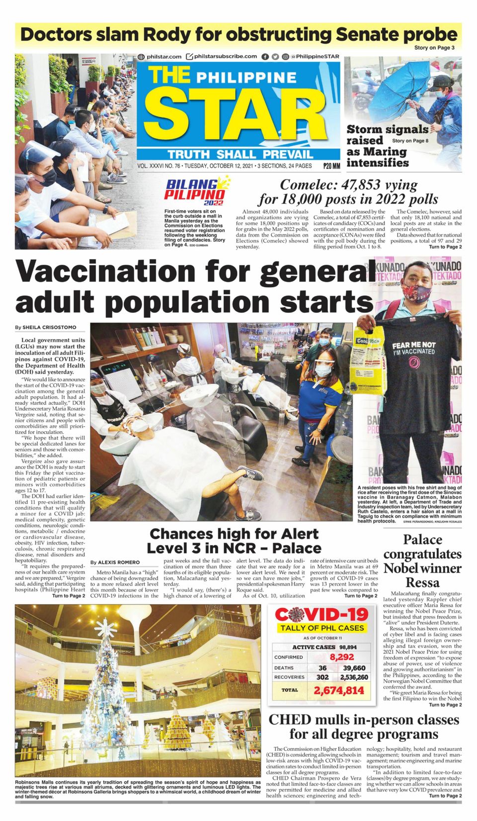 Get digital access to The Philippine Star - October 12, 2021 issue ...