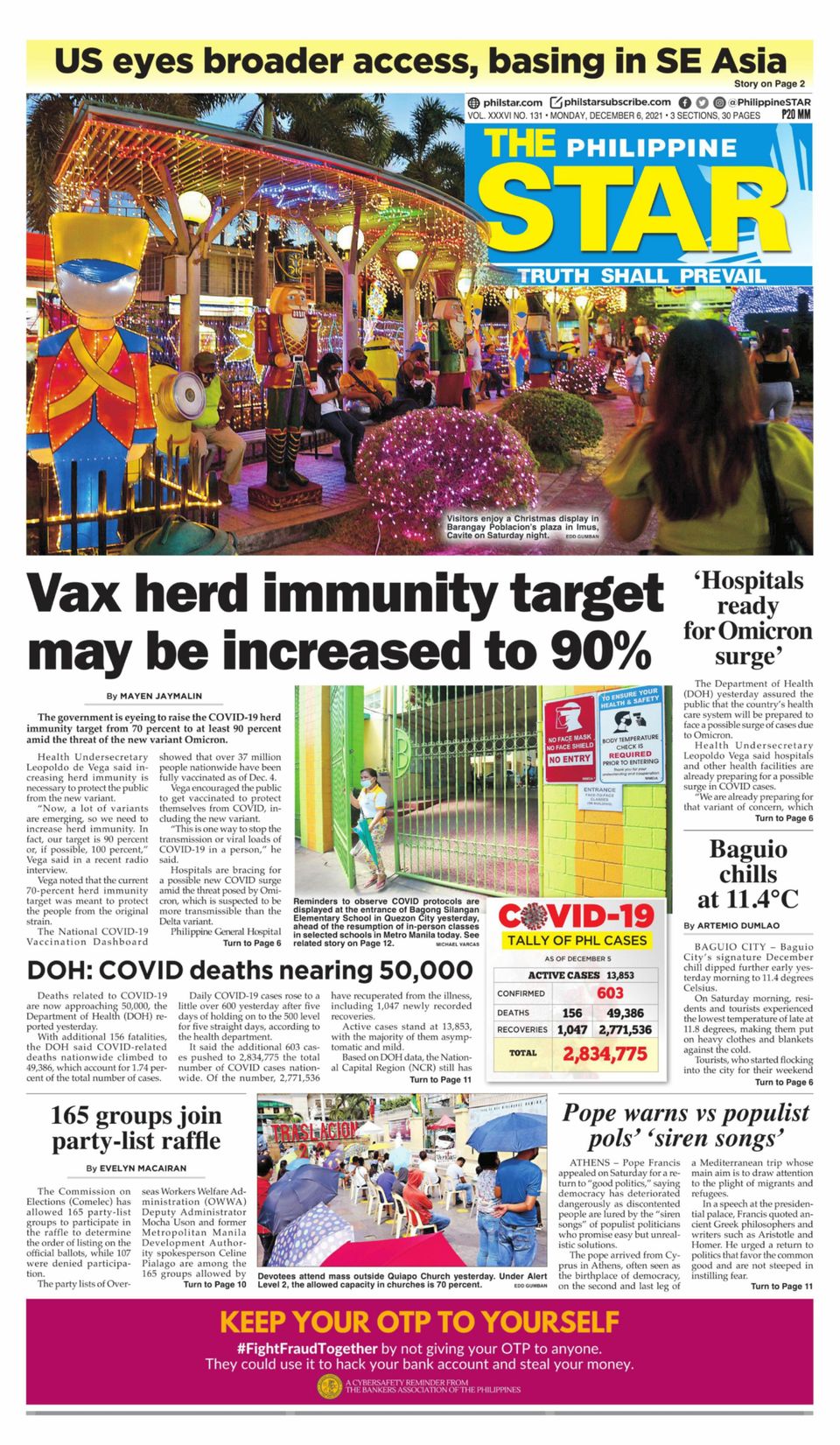 Get digital access to The Philippine Star - December 06, 2021 issue ...