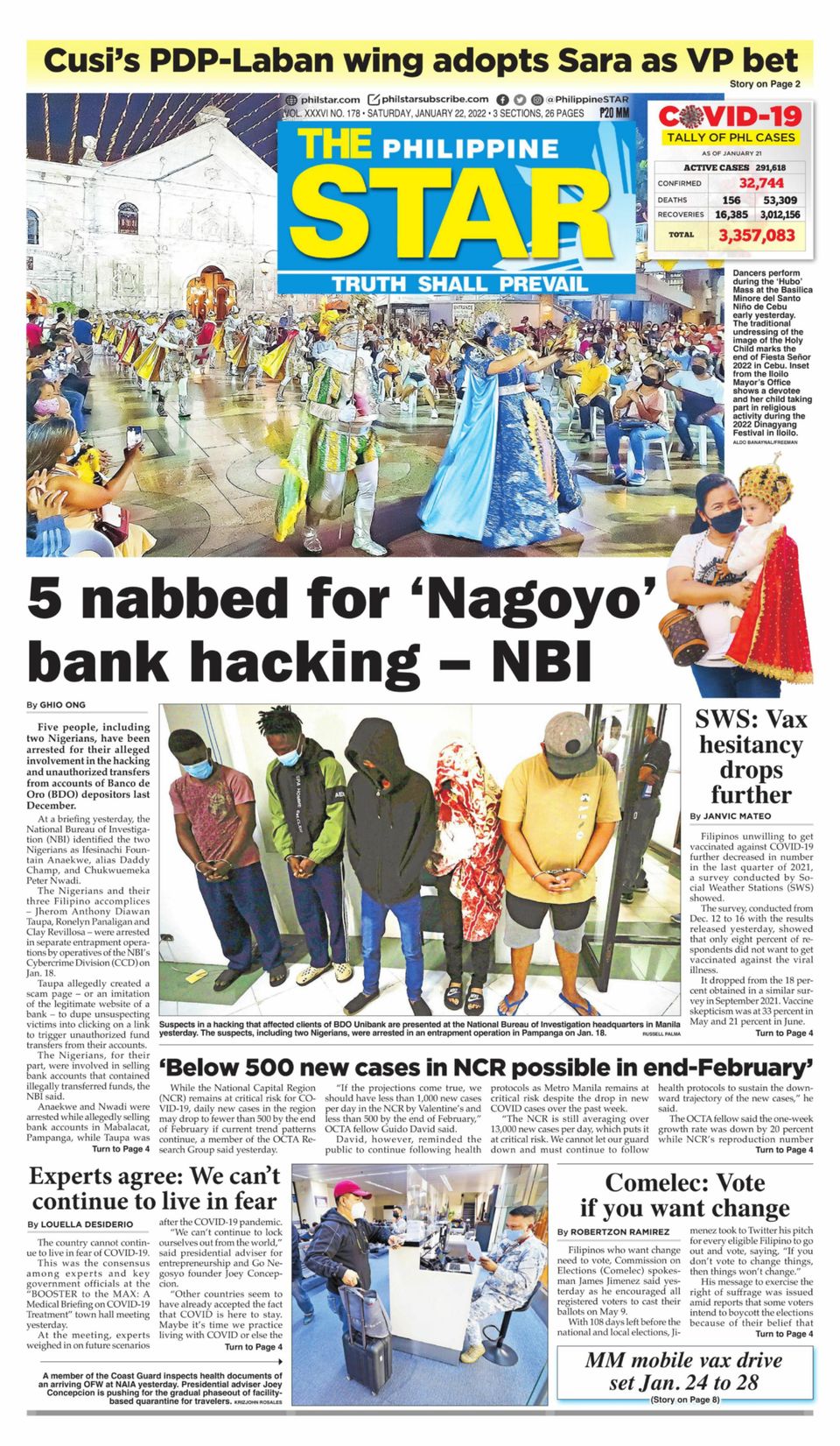 The Philippine Star-January 22, 2022 Newspaper