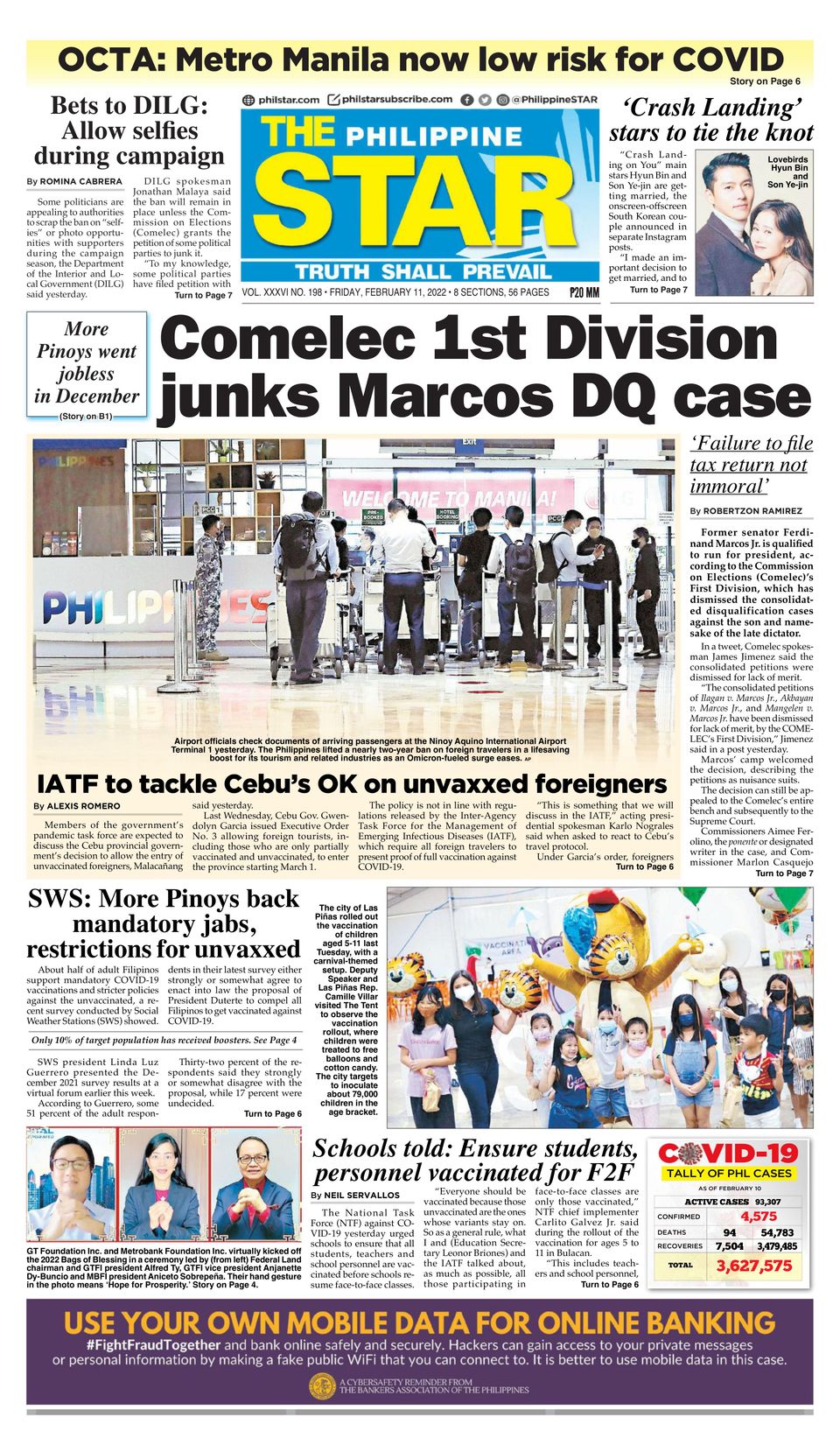 The Philippine Star-February 11, 2022 Newspaper