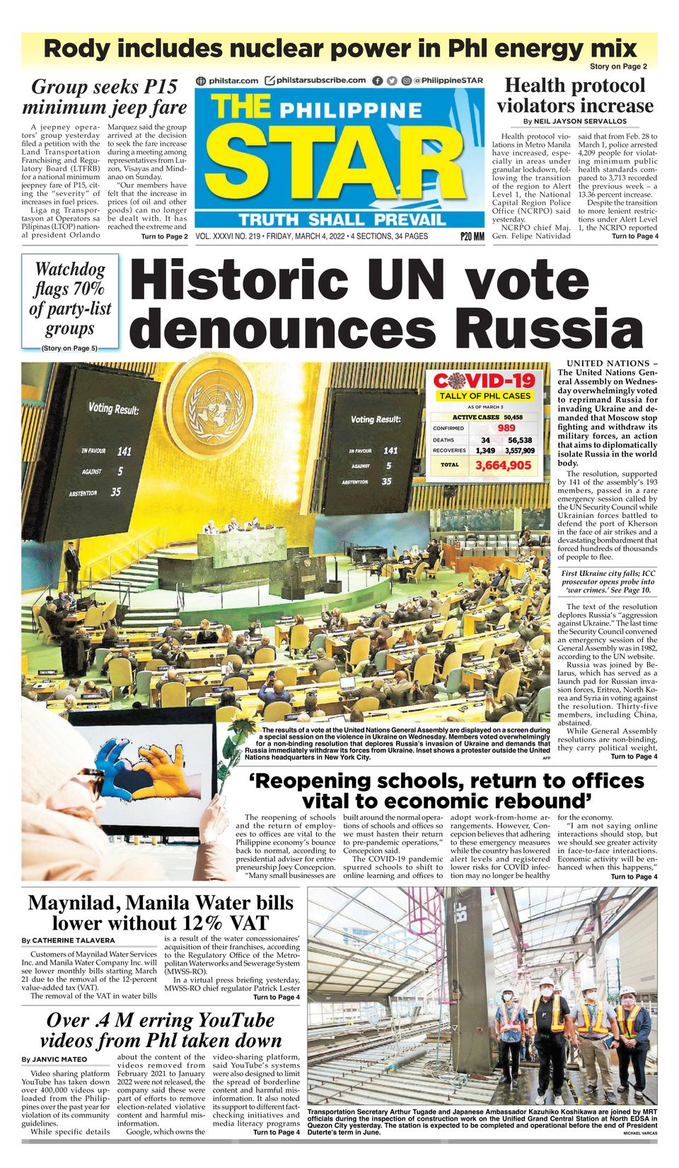 Get digital access to The Philippine Star - March 04, 2022 issue ...