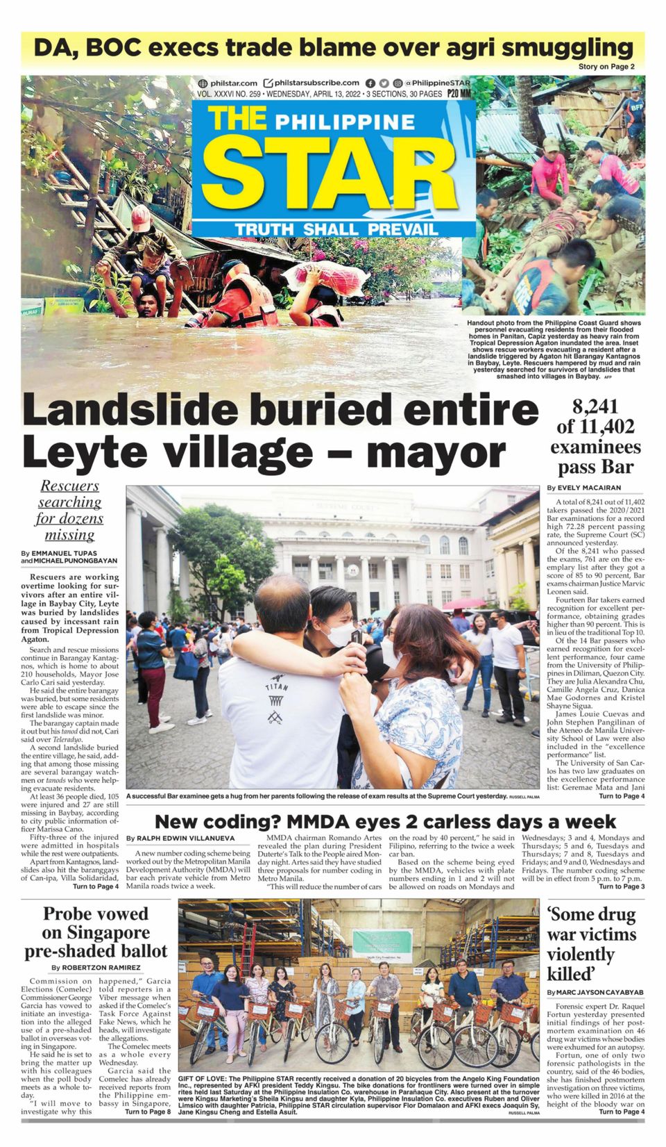 The Philippine Star-April 13, 2022 Newspaper - Get your Digital ...