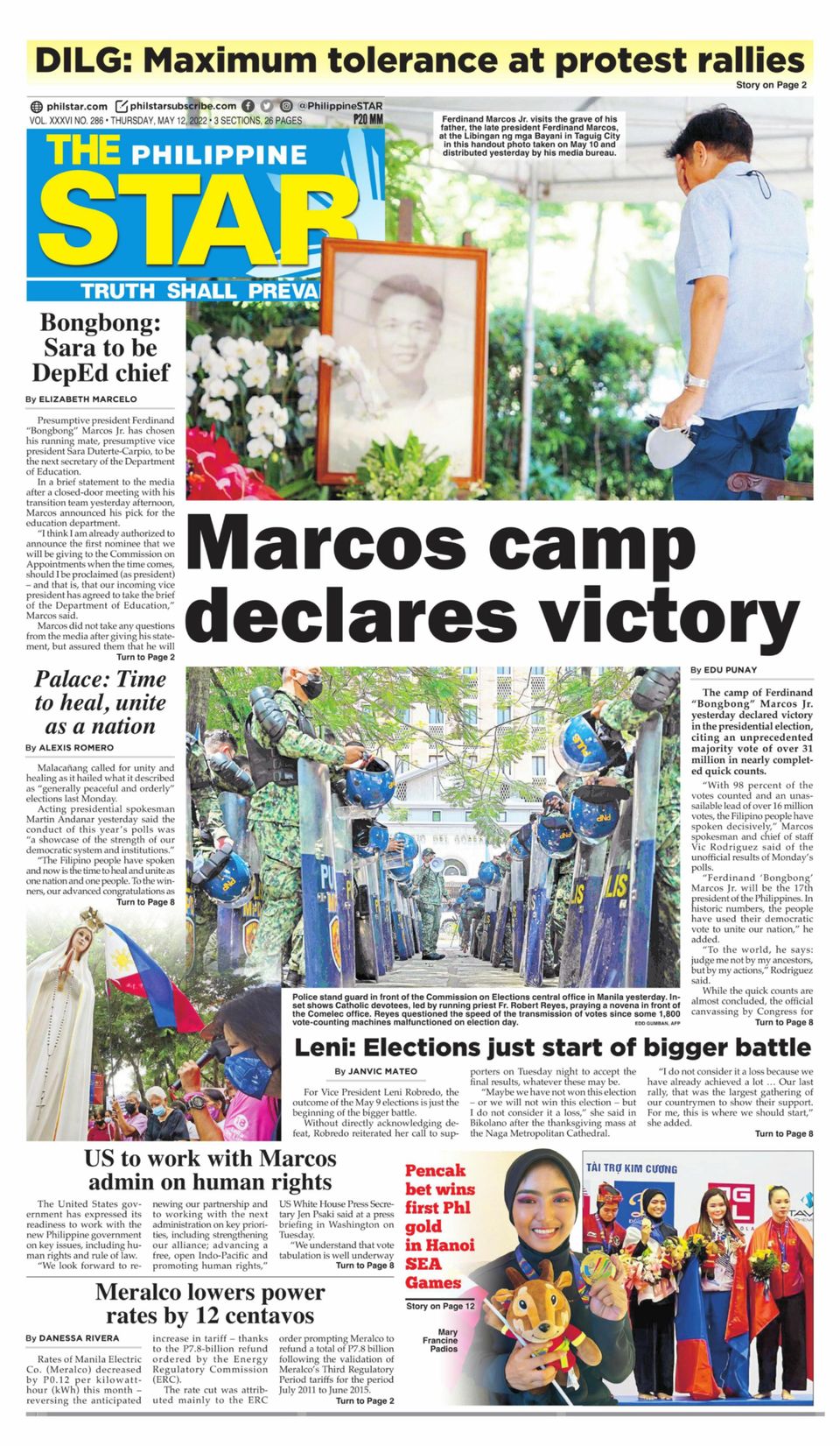 Get digital access to The Philippine Star - May 12, 2022 issue | Magzter.com