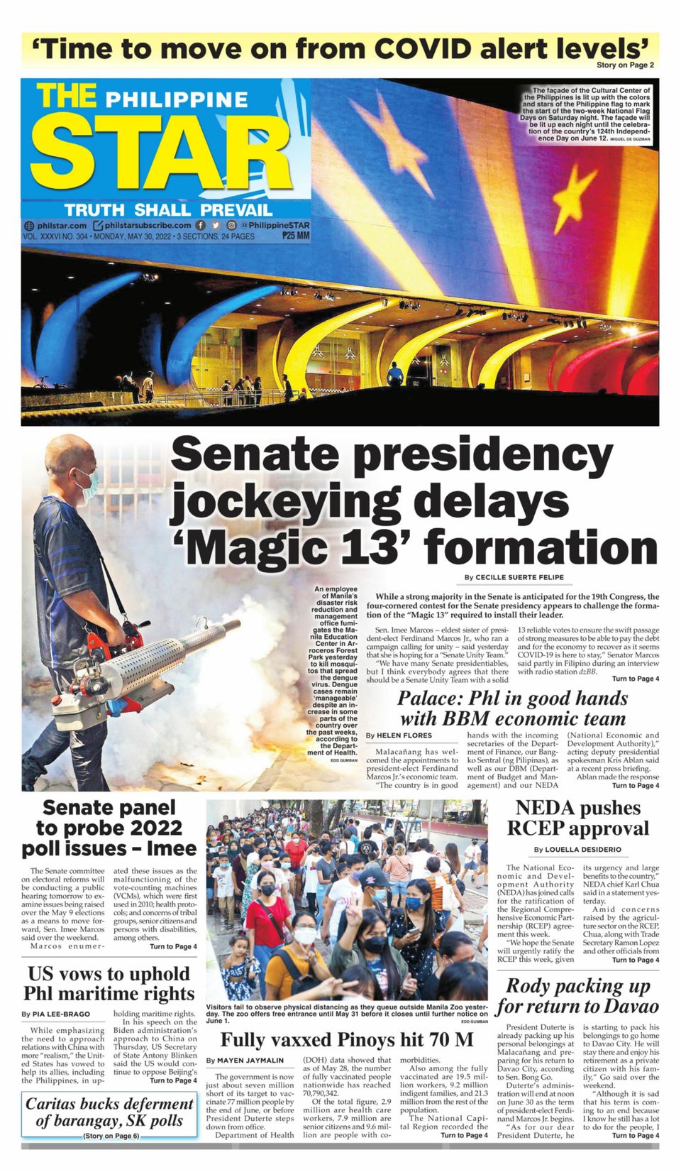 The Philippine Star-May 30, 2022 Newspaper - Get your Digital Subscription