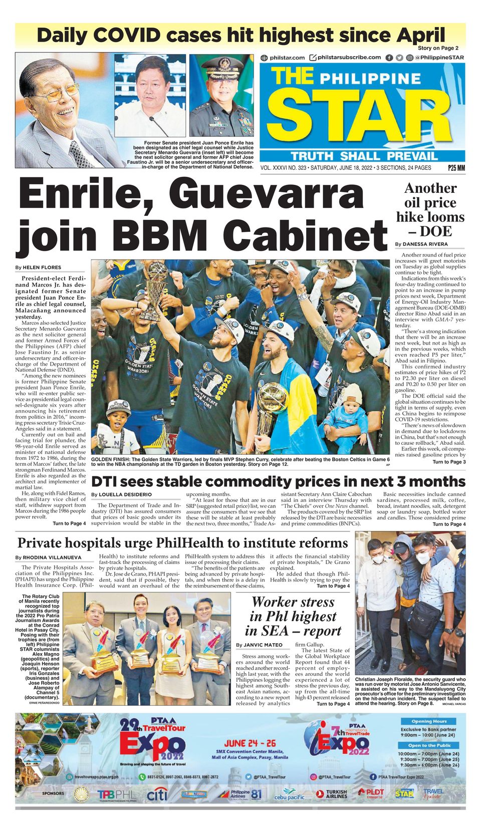 The Philippine Star-June 18, 2022 Newspaper - Get your Digital Subscription
