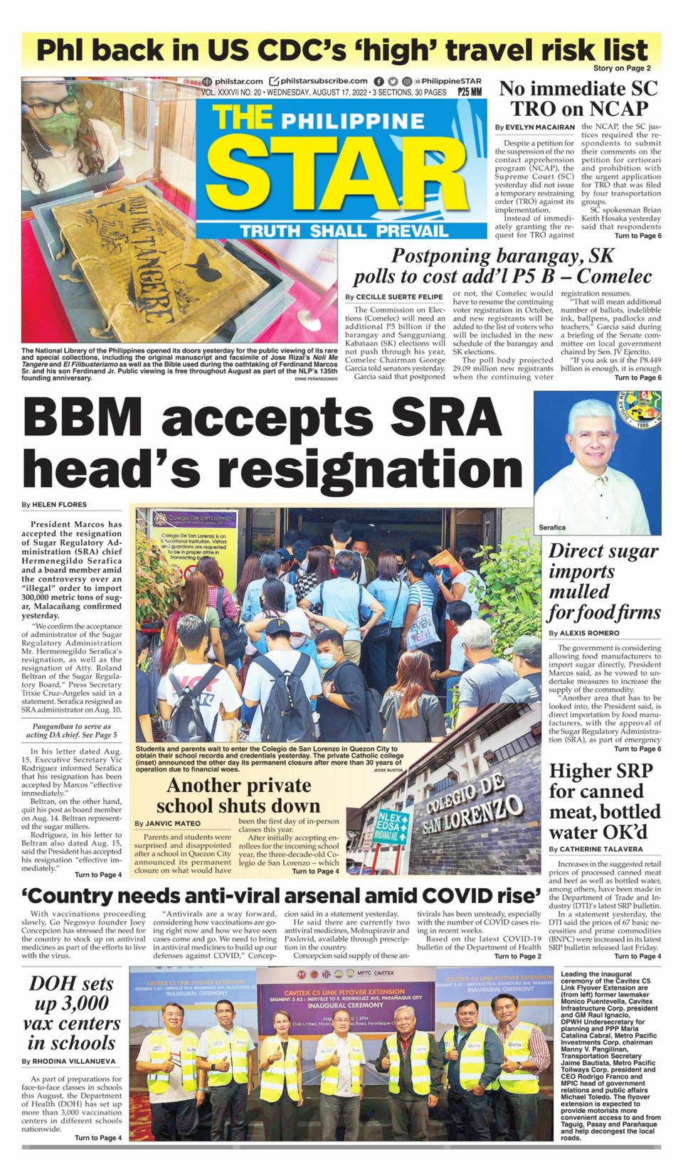 The Philippine Star-August 17, 2022 Newspaper - Get your Digital ...