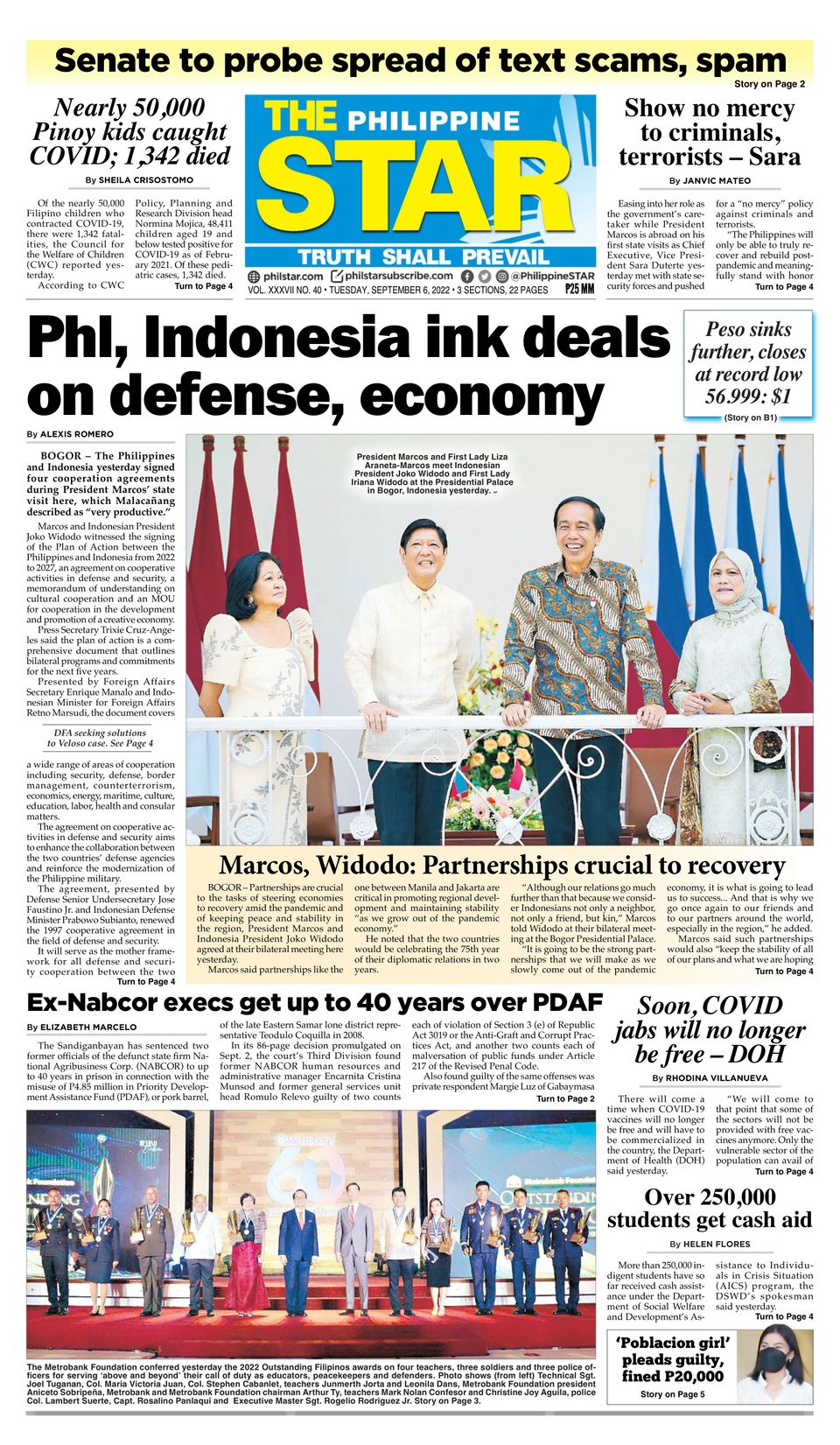 The Philippine Star-September 06, 2022 Newspaper