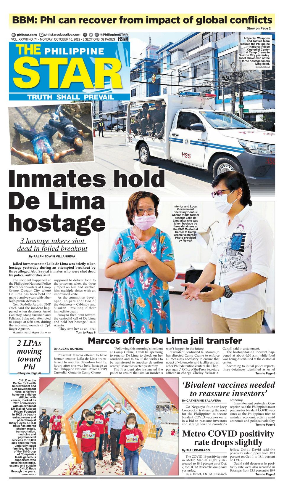 The Philippine Star-October 10, 2022 Newspaper